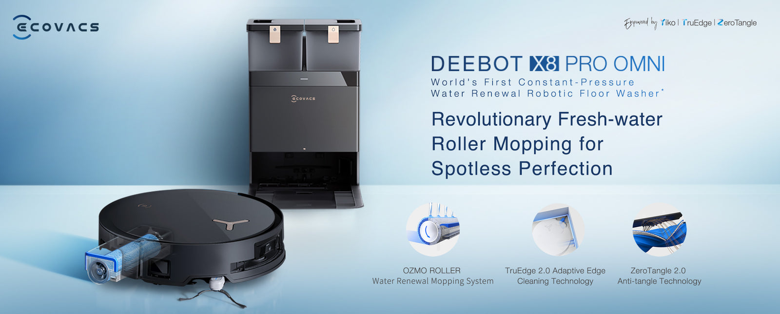 ECOVACS DEEBOT sweeping and mopping robot
